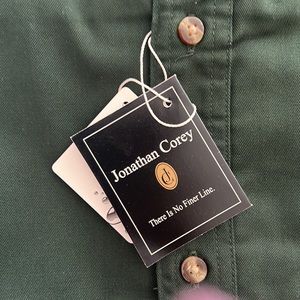 jonathan corey | Shirts | Men Shirt Hunter Green New With Tag Never ...
